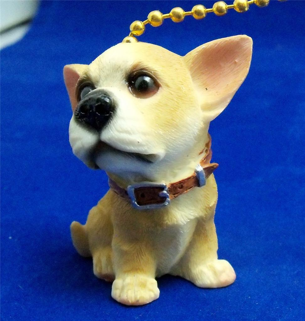 Adorable Precious Puppy Dog Chihuahua Fan Pull / Ceiling Fan Pull New ...