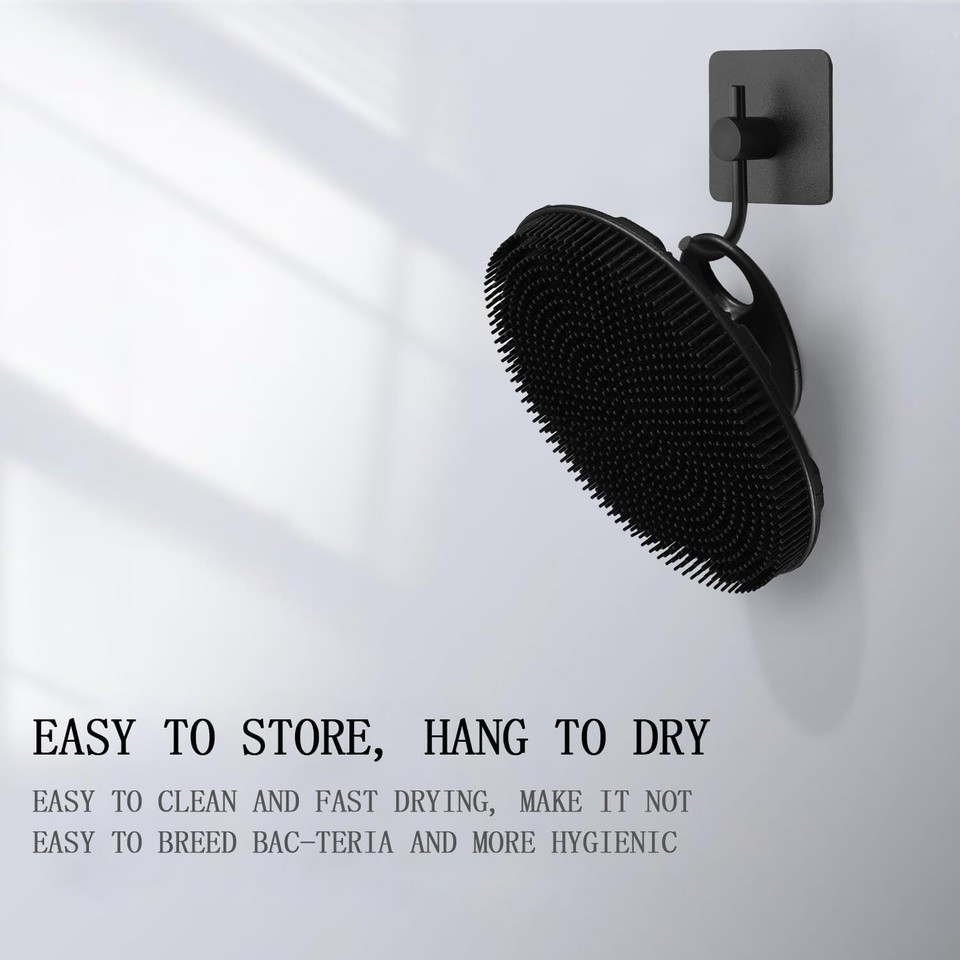 Grade Soft Silicone Body Scrubber Shower Brush Handheld Cleansing Skin ...