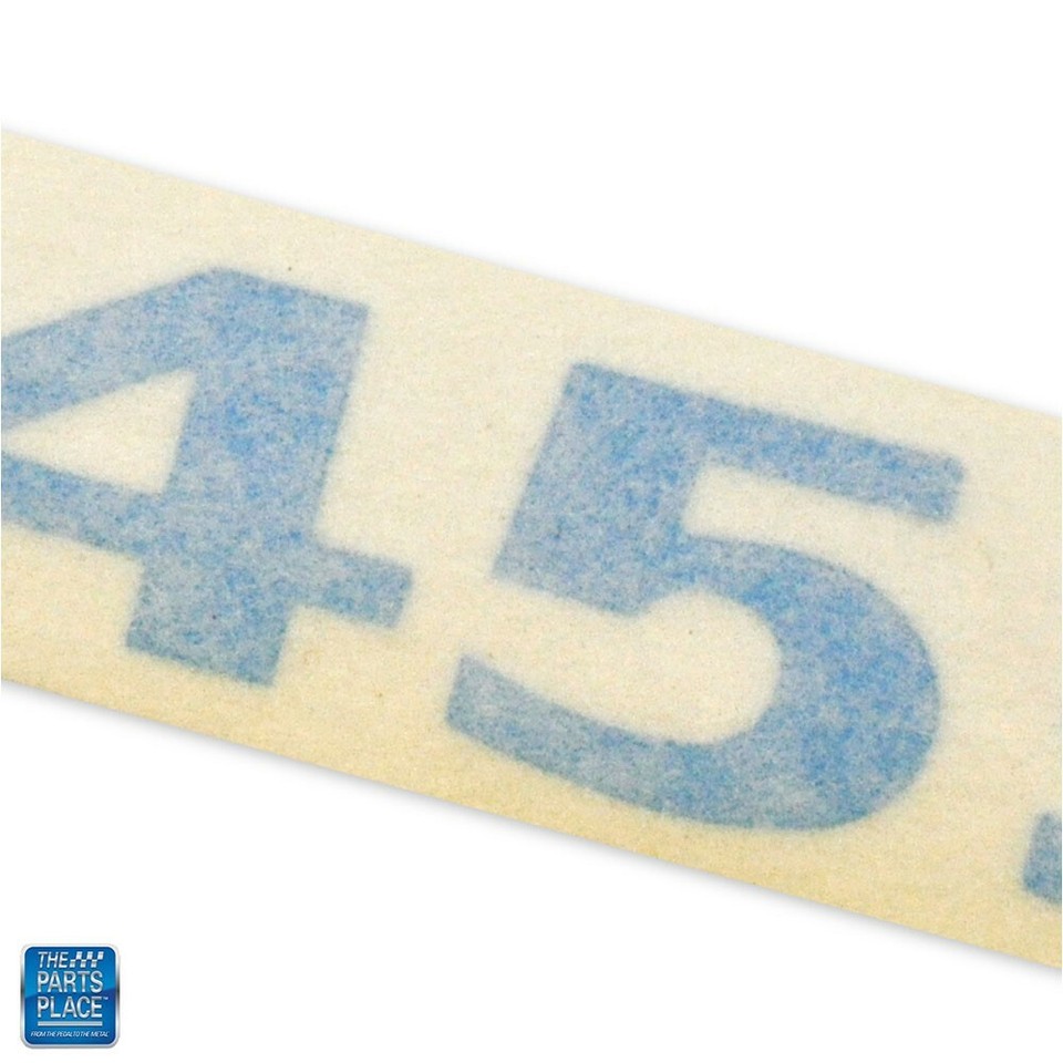 1975 Firebird Trans Am "SD-455" Hood Scoop Decal Light Blue EA | eBay