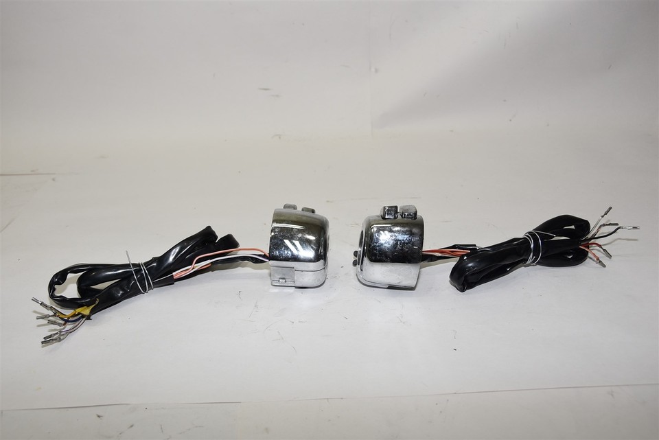 95 Harley-Davidson FXSTC Softail Custom Chrome Control Switches Chrome ...