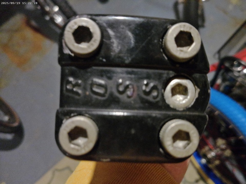 Vintage Ross Stem 1 Old School BMX Black Top Load Quill Stem 21.1mm PRO ...