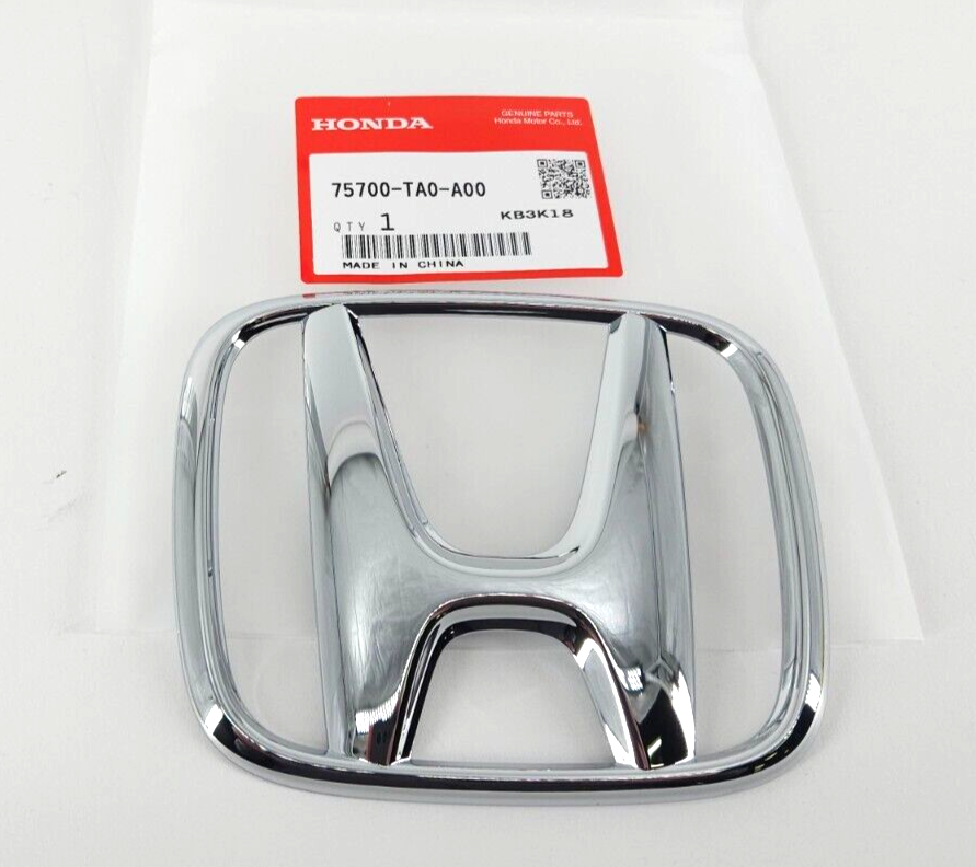 New Genuine OEM Honda 75700-TA0-A00 Front Emblem Accord Fit Civic CR-V ...