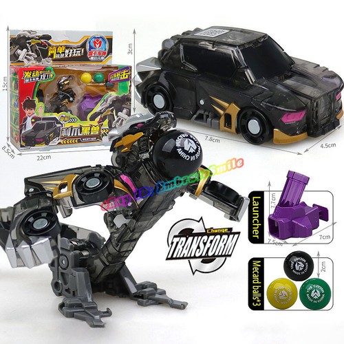 Mecard Ball Mecanimal Car WERTHER Transform Robot Magnetic Battle Game ...