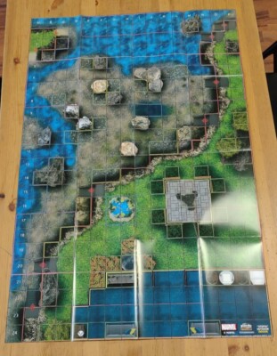 HEROCLIX MAP 2019 X-Men Regenesis UTOPIA Indoor Outdoor/DANGER ROOM ...