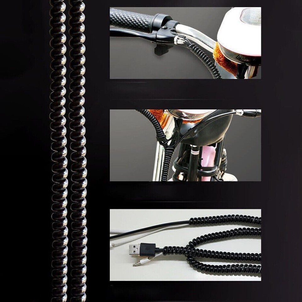 Heavy Duty Split Loom Tubing Assortment Wire Corrugated Conduit Cable ...