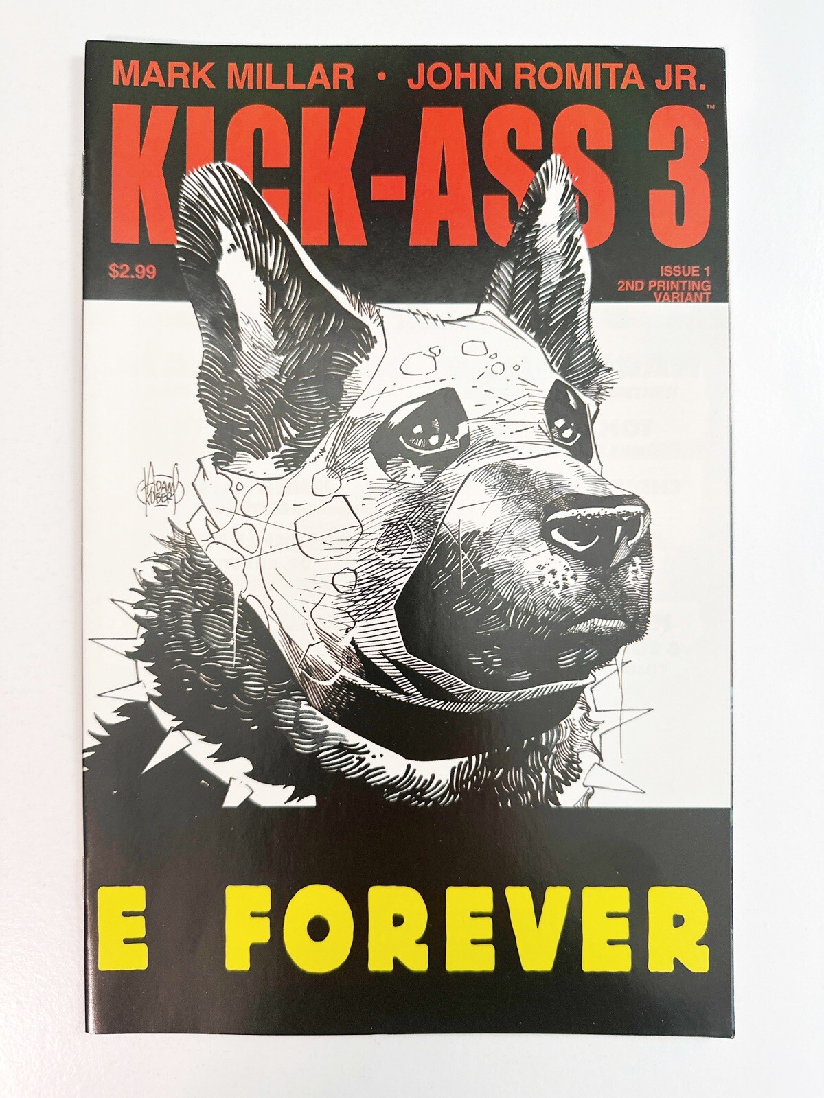 Kick-Ass 3 #1 Adam Kubert Sketch Variant HTF 2nd printing variant | eBay