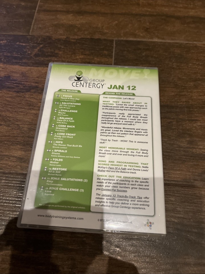 Mossa BTS Group Centergy: Let's Move Better Together JANUARY 2015 DVD ...