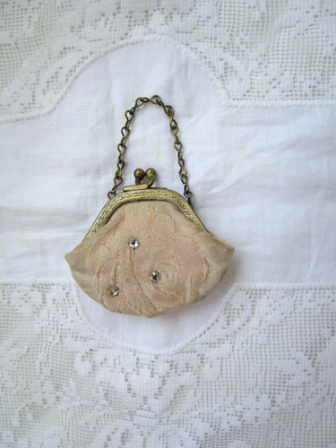 Vintage Madame Alexander Cissy, & Others Creamy Pink Purse With ...