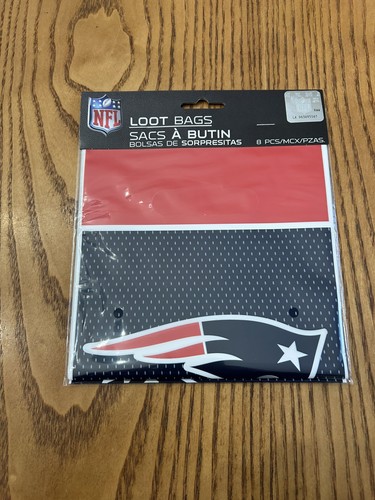 NEW ENGLAND PATRIOTS NFL PARTY PACKAGE BALLOONS-LOOT BAGS-PENNANT ...