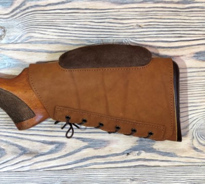 Real Leather Buttstock Holder Butt Stock Protection Cover Cheek Rest ...