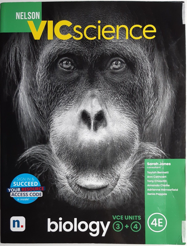 Nelson VICscience Biology VCE Units 3&4 plus skills workbook | eBay ...