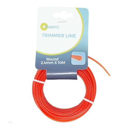 HEAVY DUTY STRIMMER LINE 2.4mm X 10M FOR PETROL STRIMMERS STRIMMER WIRE ...