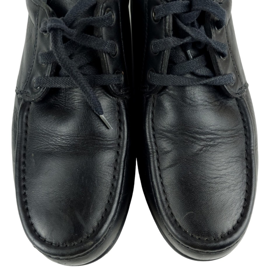 Red Wing 6604 Black Steel Toe Oxford Work Safety Shoes MADE IN USA Size ...