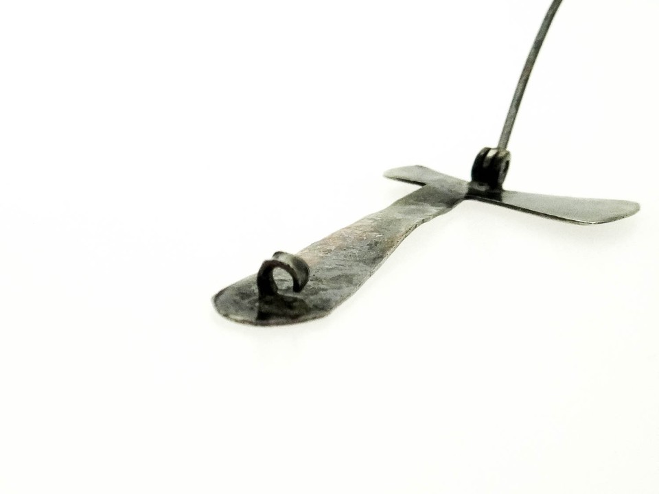 Vintage Native American Style Sterling Silver Tomahawk Pin/Brooch with ...