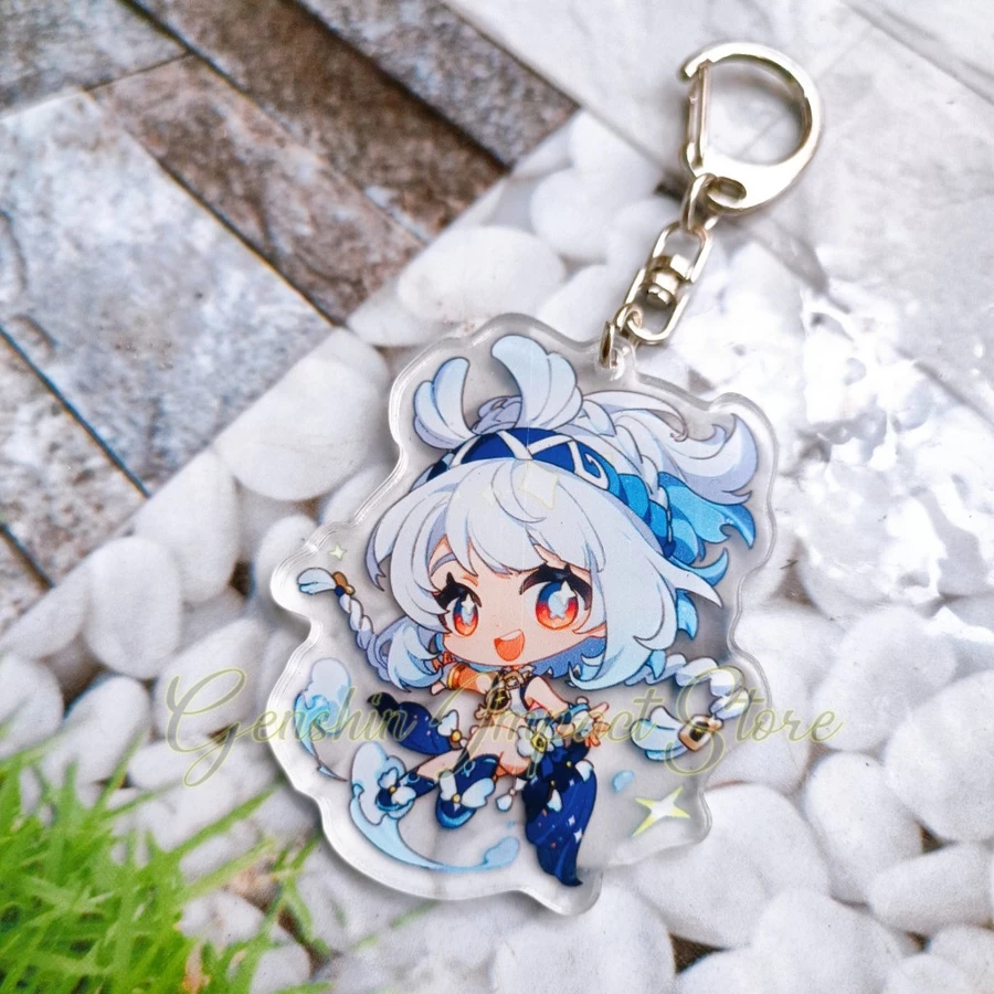 Genshin impact Acrylic Keychain Keyring Emilie Sethos Mualani Kachina ...