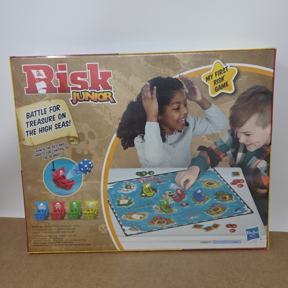 New Risk Game Junior game by Hasbro Gaming 2-4 players age 5+ Sealed | eBay