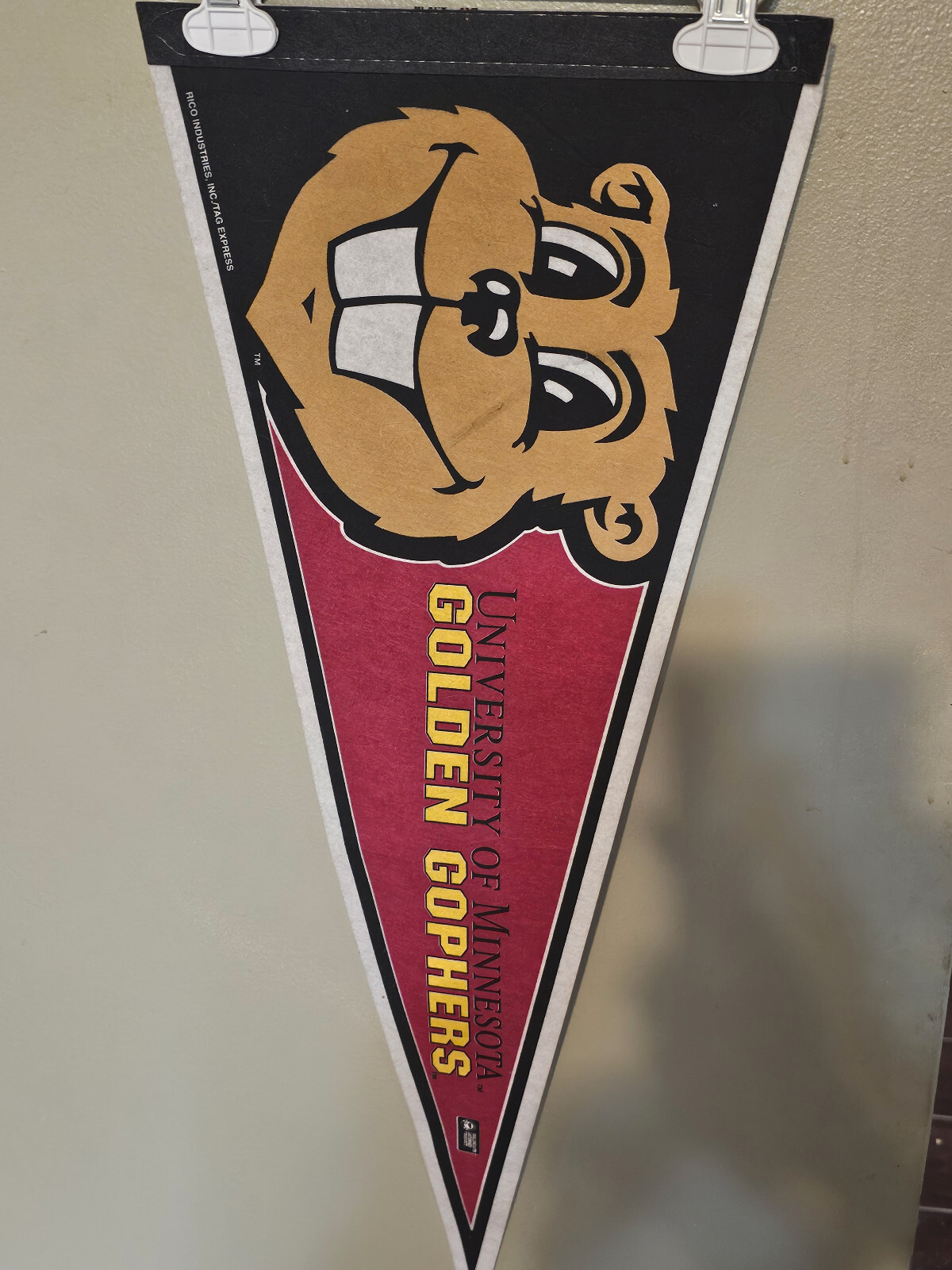 MINNESOTA GOLDEN GOPHERS 12X30 RETRO NCAA VINTAGE FELT PENNANT 2/8/24 ...