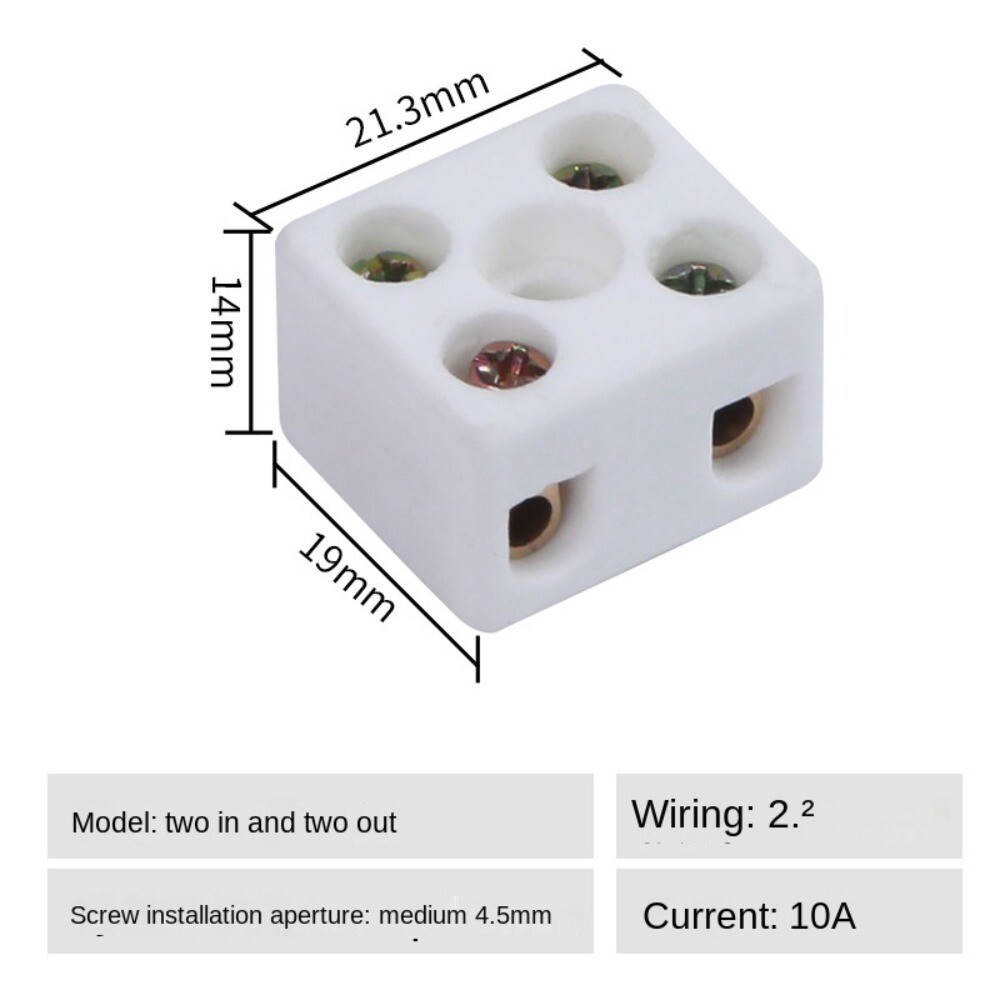High-temperature Resistant Ceramic Wiring Terminal Block | eBay