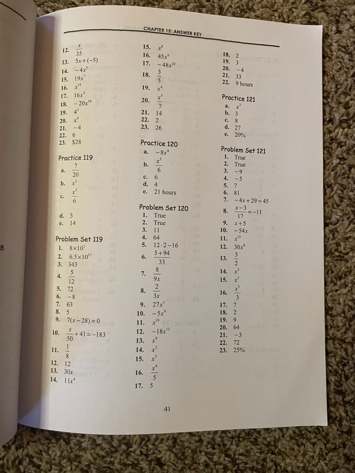 Pre-Algerbra, Answer Key & Test Bank | eBay