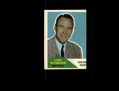 1960 Fleer 80 Lou Rymkus CO POOR #D952715 | eBay