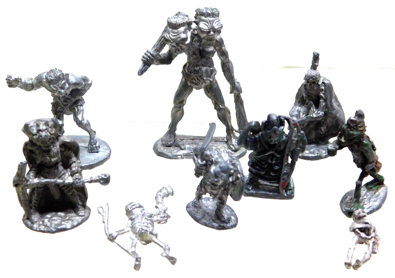 9 The Citadel FTS Fantasy Dungeons & Dragons Miniatures Orcs Trolls ...