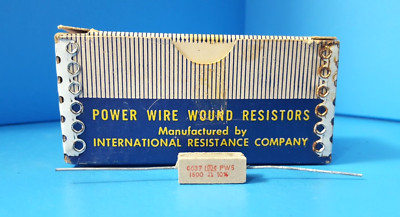 (2 pieces) Power Resistors, PW5-1.5kk, PW5 1501k, IRC, 5W, 1500 OHMs, 1 ...