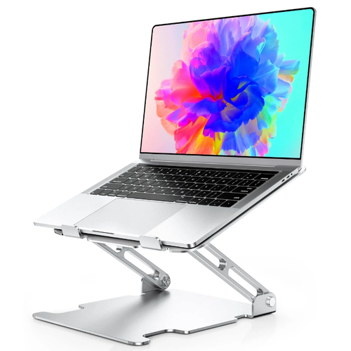 Riwuct Adjustable Laptop Stand, Ergonomic Laptop Riser Holder for Desk ...