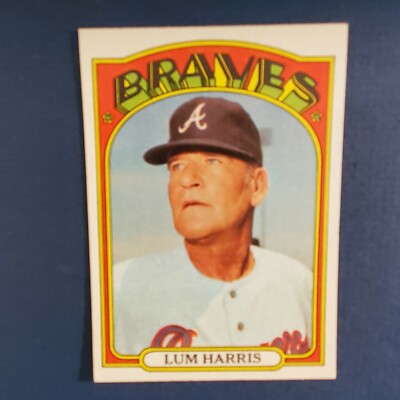 VINTAGE - 1972 TOPPS BASEBALL CARD "LUM HARRIS" #484 PACK FRESH LOOK ...