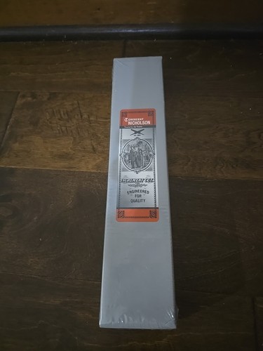 12 x 03632NN Nicholson 8" Long Smooth Cut Flat American-Pattern File ...