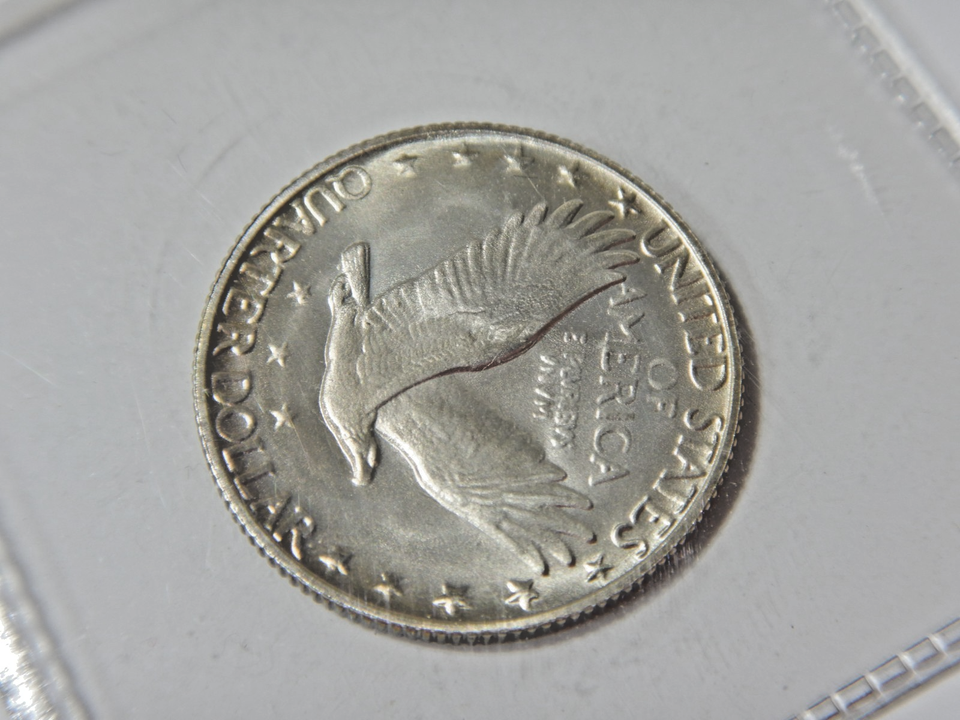 Rare 1931-S silver Standing Liberty Quarter Daniel Carr Overstrike High ...