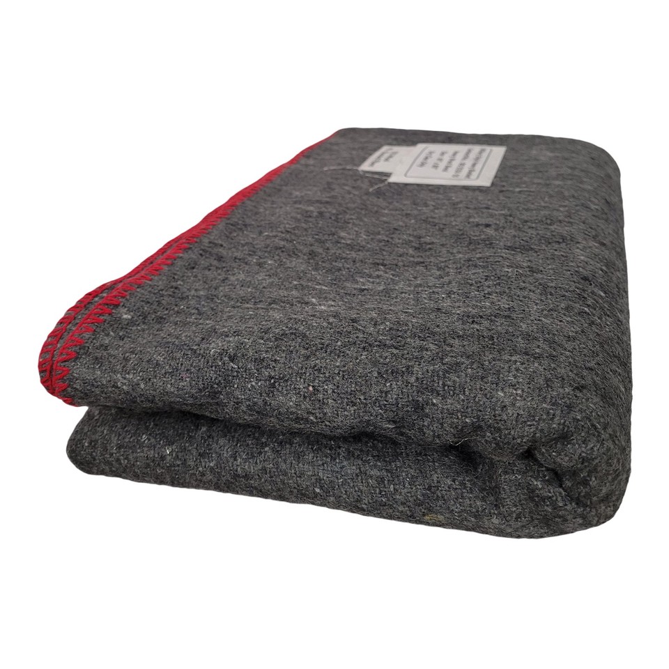 Wool Blanket Army Military Style Combat Field Camping Outdoor Sleeping ...