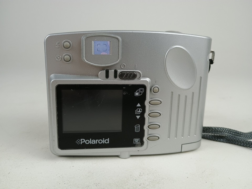 Polaroid PhotoMAX FUN Flash 640 0.4MP Digital Camera Silver Tested ...