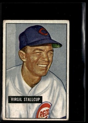 1951 Bowman Virgil Stallcup VG Set Break #108 | eBay