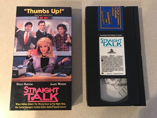 Straight Talk (VHS, 1992) Dolly Parton, James Wood | eBay
