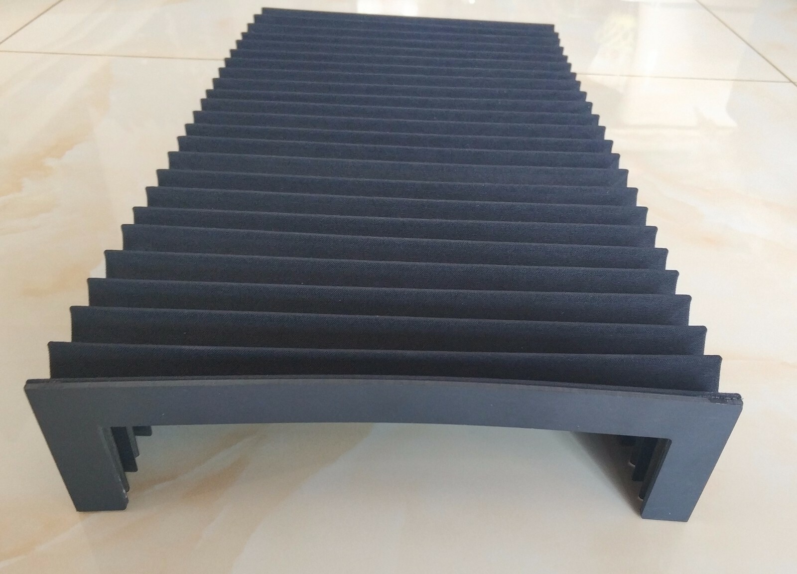 Fire retardant accordion bellow, defend hot chips milling machine ...