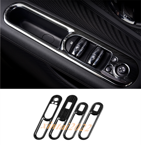 Black titanium Inner Window Switch Panel Cover For Mini Cooper ...