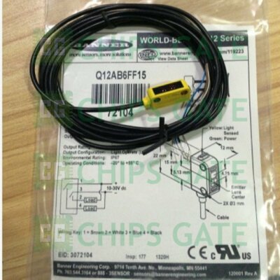 1PCS New BANNER Photoelectric Sensor Q12AB6FF15 Fast Ship | eBay