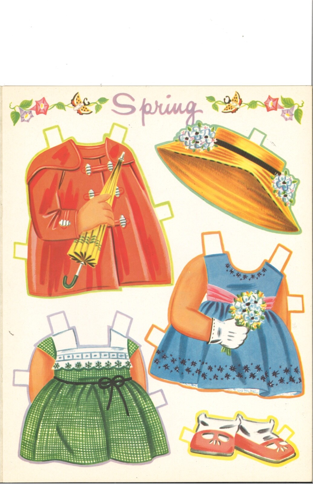 VINTAGE 1950S BIG BETTY LARGE PAPER DOLL ORIG SIZE UNCUT REPOR READ ALL ...