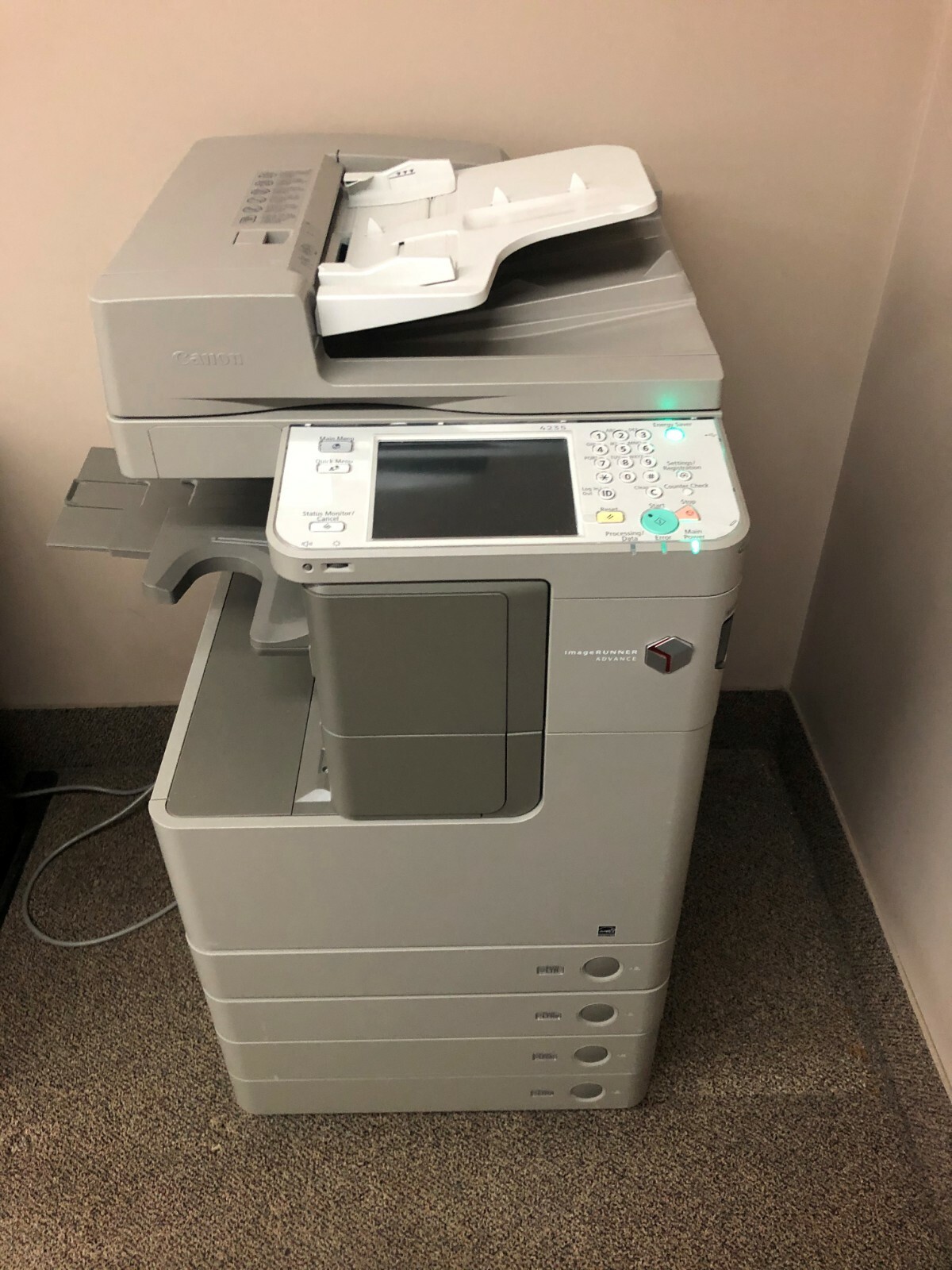 Canon ImageRunner Advance 4235 Mono A3 Laser MFP Printer Copier Scanner ...