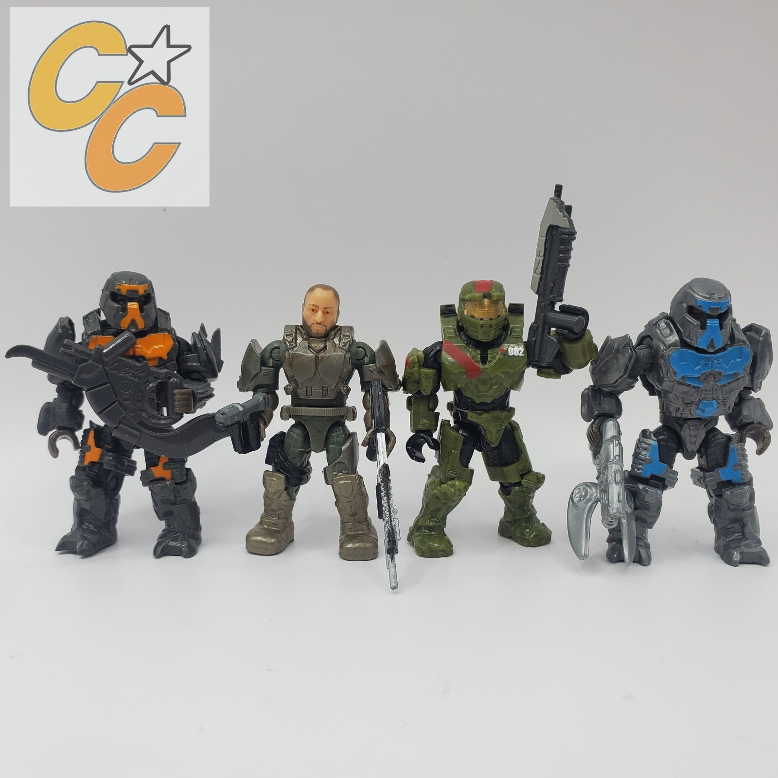 HALO Mega Construx SPARTAN Jerome-092 Sergeant Forge DXR50 Halo Heroes ...