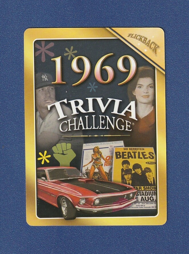 BIG BIRD 2010 Flickback 1969 Trivia Challenge Playing Card #2 PBS ...