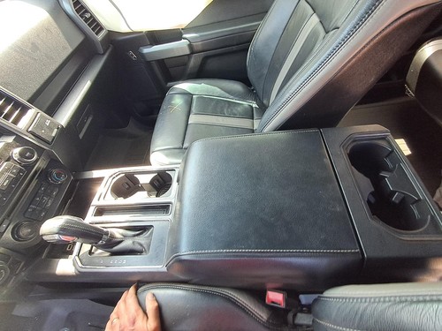 Used Front Lower Center Console fits: 2018 Ford F150 PICKUP floor full ...
