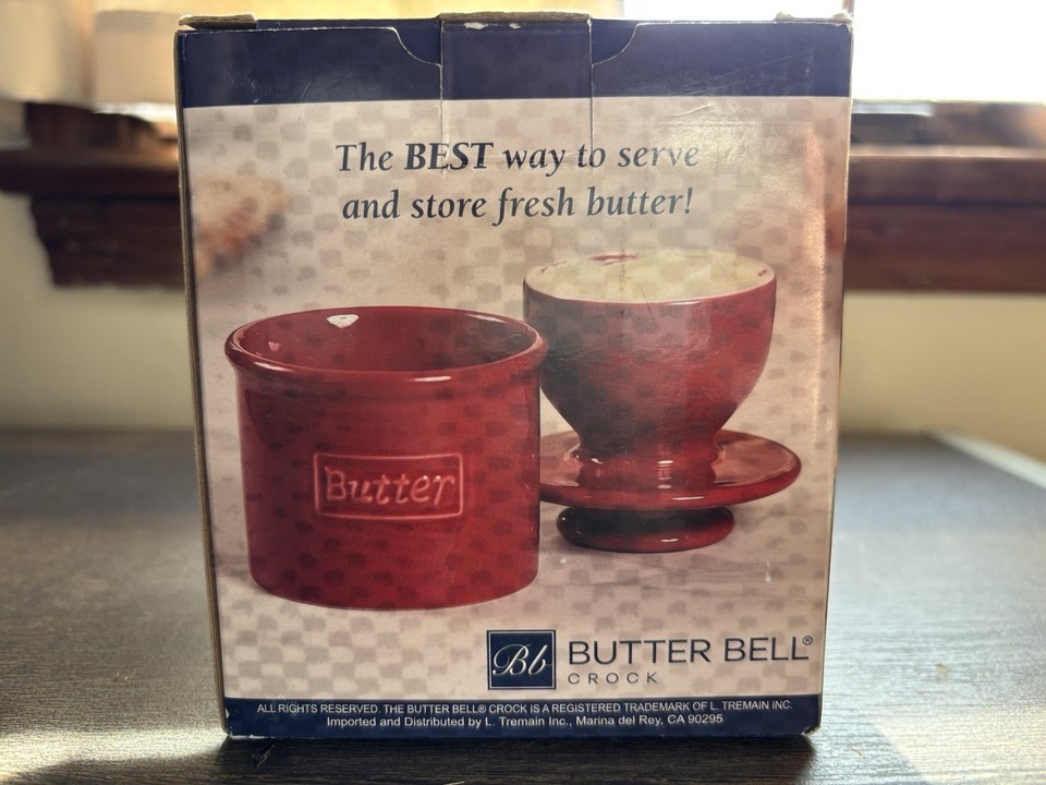 Ceramic Yellow Butter Bell Crock - Goldenrod Variety, New Unopened in ...