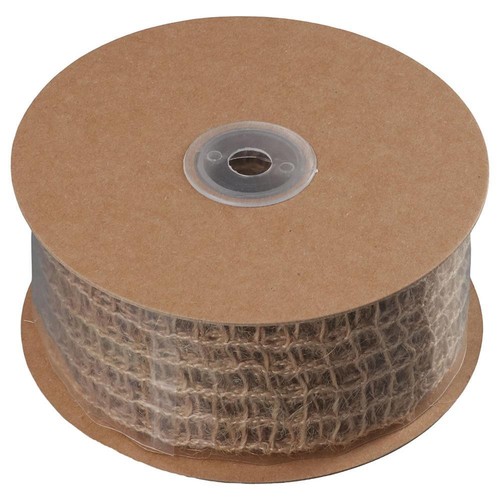 1 Rolls 10 Yards Wired Ribbon Rustic Burlap Net Ribbon Wrapping Bow ...