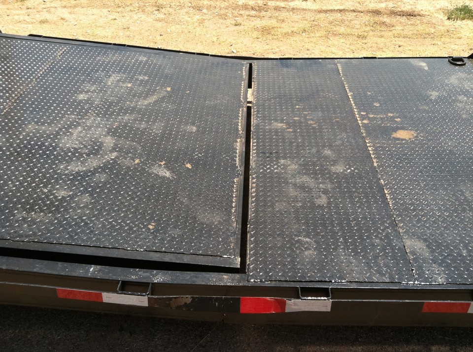 KERR-bilt JUNK! kerrbilt GOOSENECK TILT TRAILER flatbed hydraulic ...