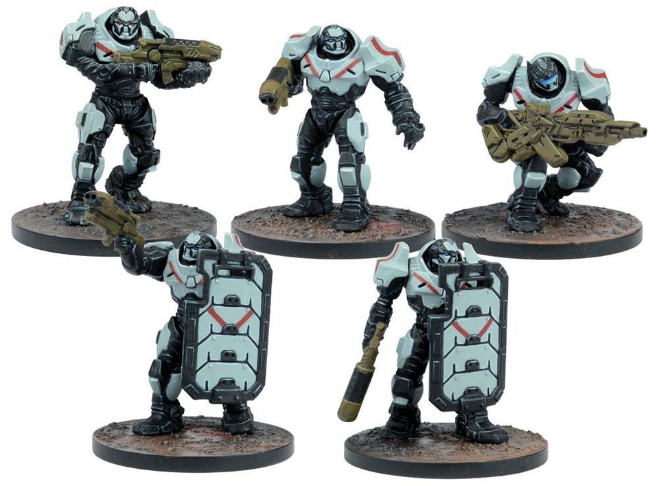 Enforcer Strike Force - Firefight Mantic Deadzone Sci-fi for Warhammer ...