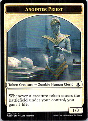 Anointer Priest Token Amonkhet Magic The Gathering Light Play | eBay