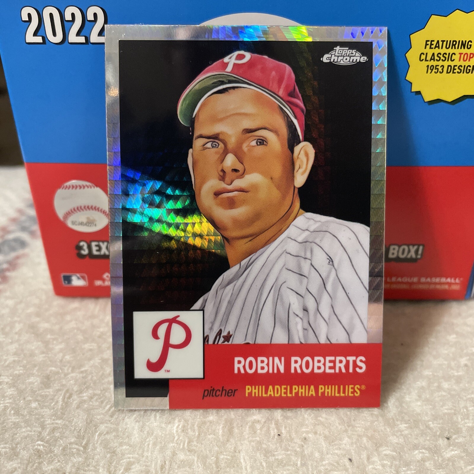 2022 Topps Chrome Platinum Anniversary 156 ROBIN ROBERTS Prism ...