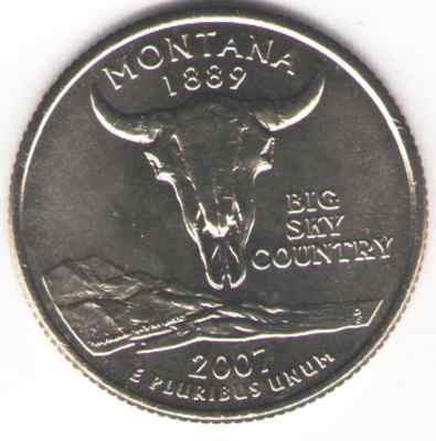 US. 2007-D. MT. Montana Statehood (1889) Quarter. UNC | eBay