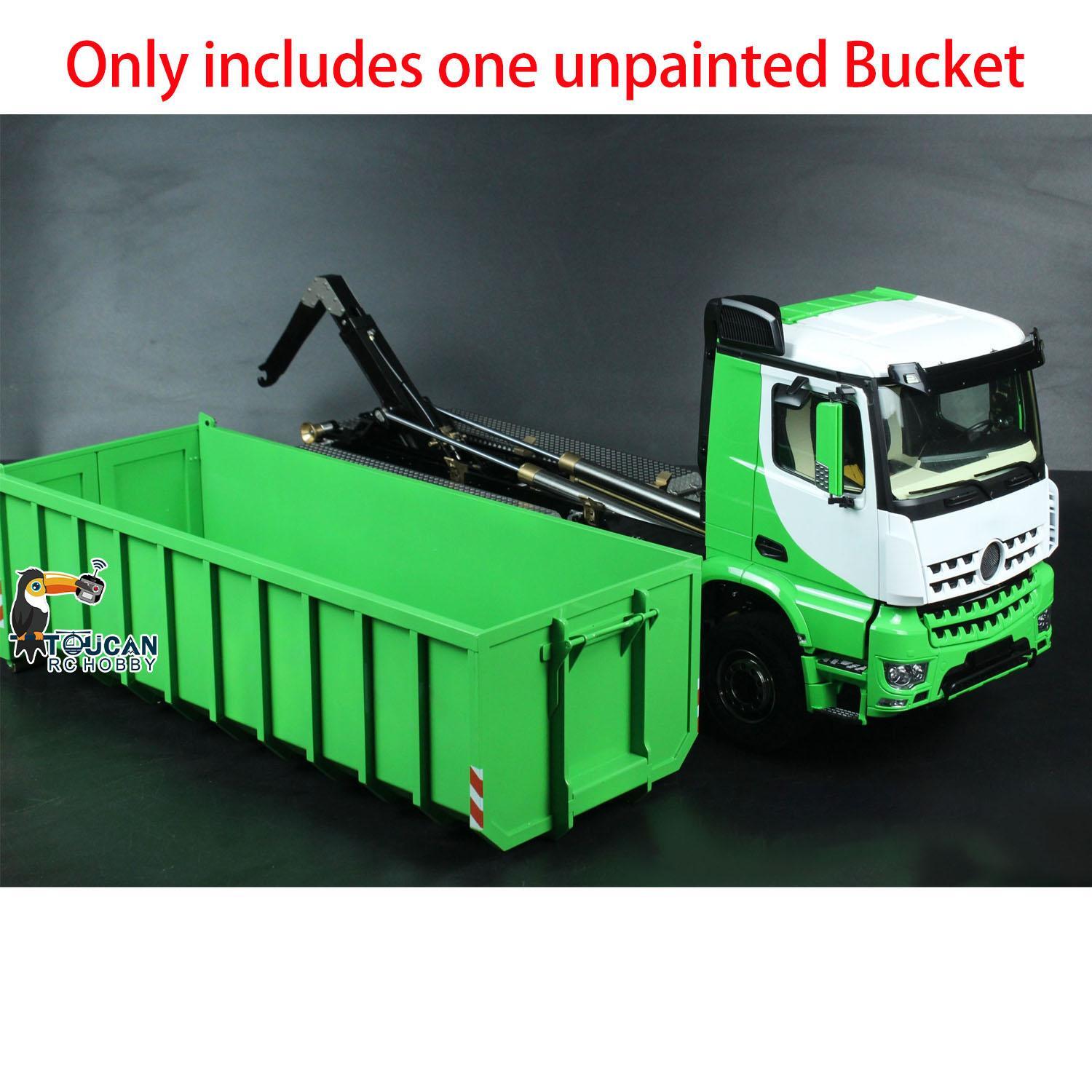 Metal High Bucket for 1/14 10x10 RC Hydraulic Full Dump Truck 8x8 ...